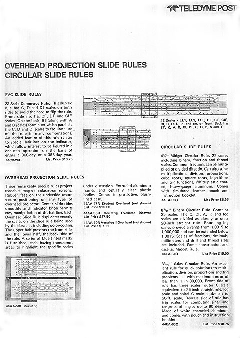 Frederick Post model 44CB260[1972+]
